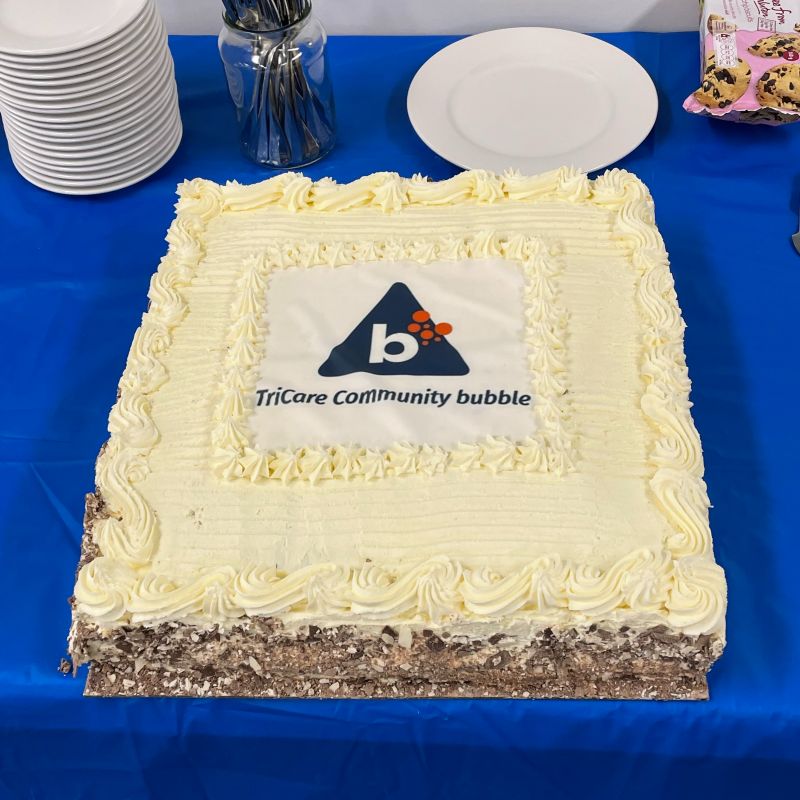 Residents connect inside the Community Bubble app - TriCare